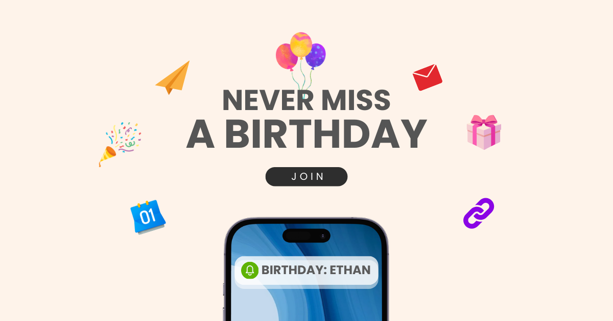 Happy Dates | #1 Smart Birthday Reminder & Gift Tracking App